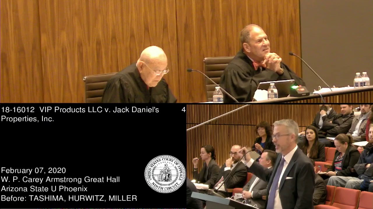 18-16012 VIP Products LLC v. Jack Daniel's Properties, Inc. - YouTube