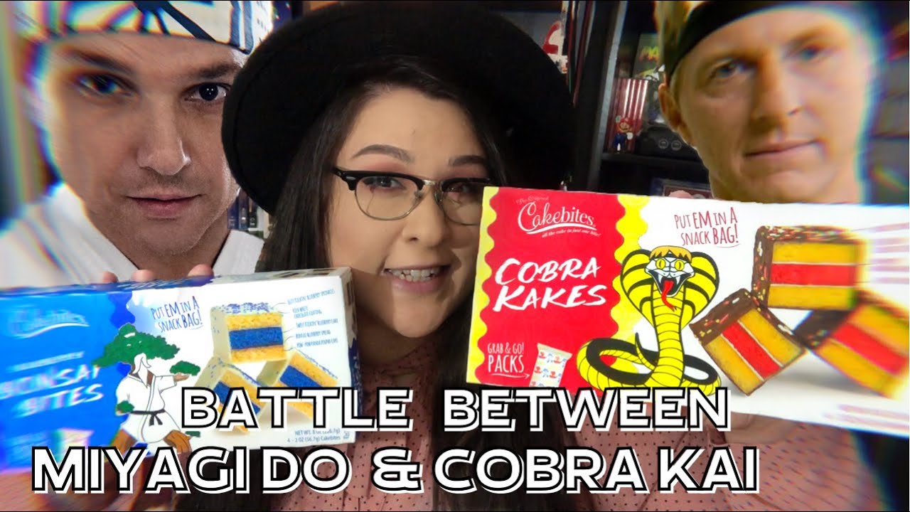 Cobra Kai and Miyagi Do Cake Review! *crazy* - YouTube