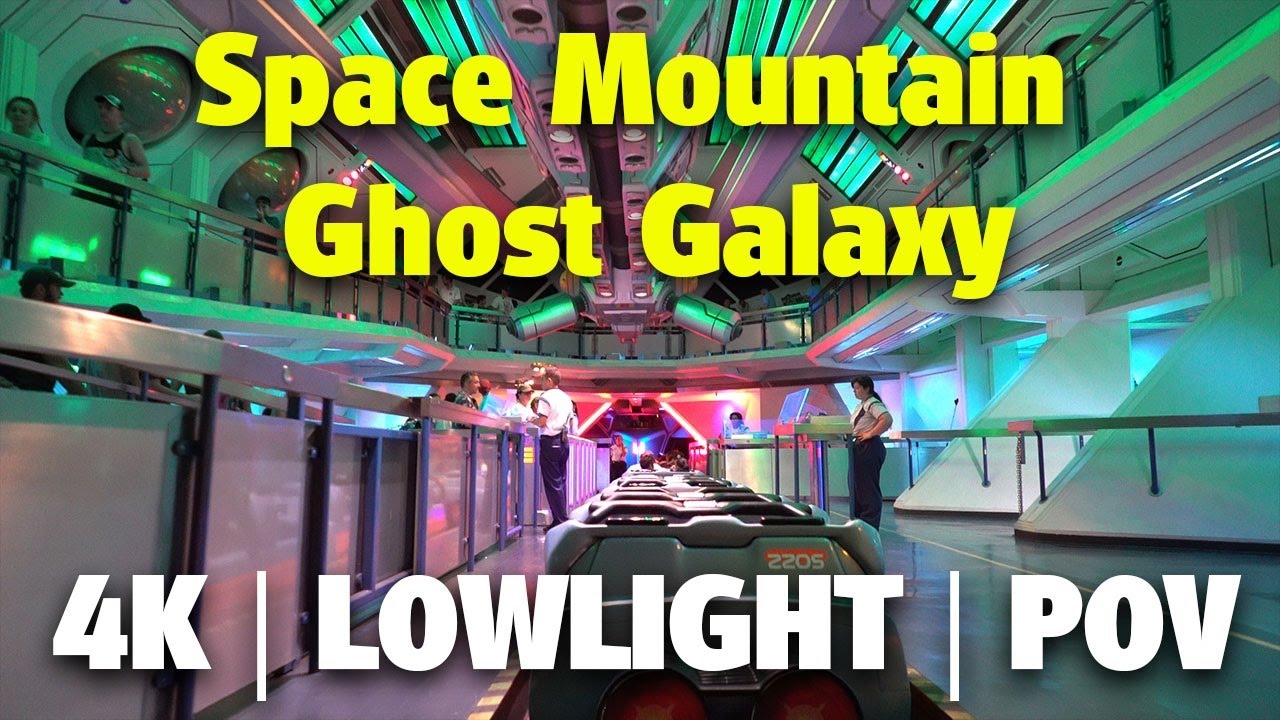 Space Mountain Ghost Galaxy POV | Disneyland - YouTube