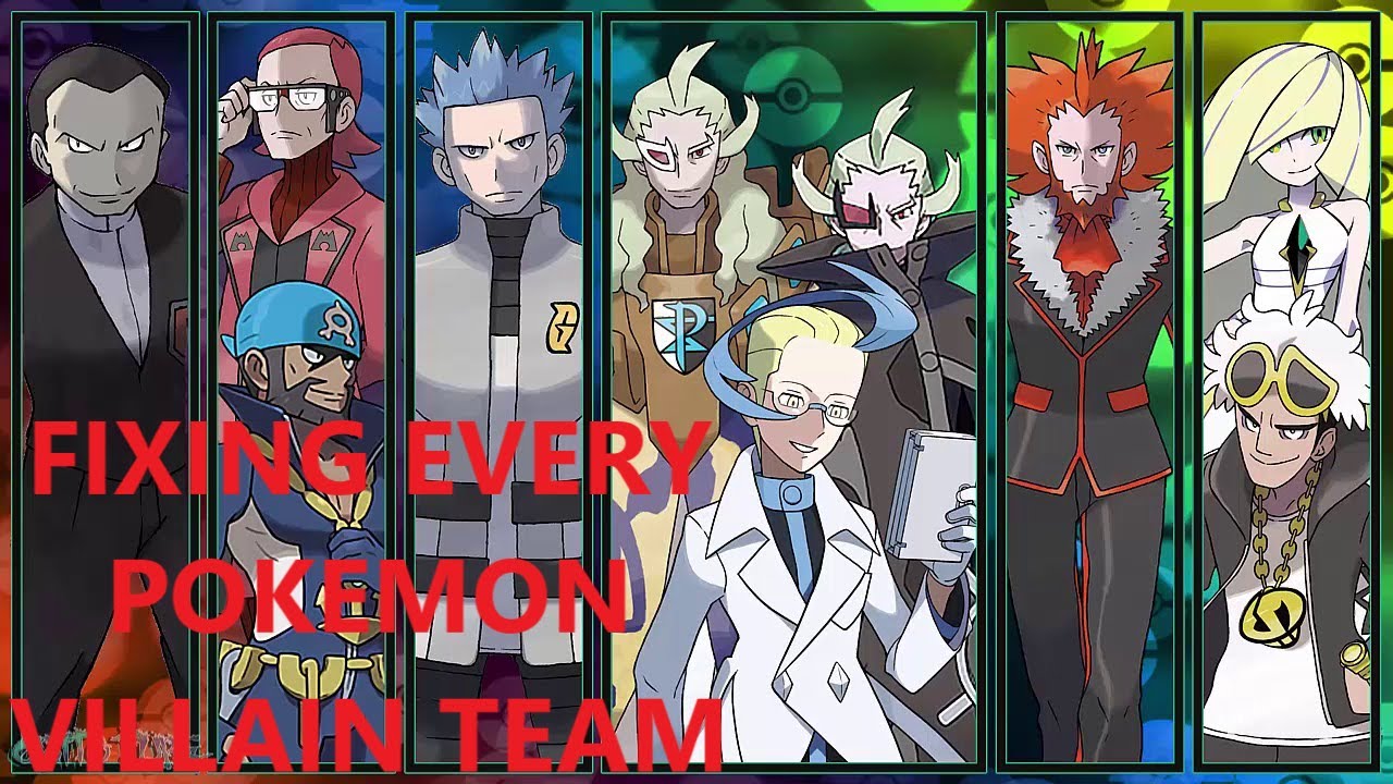 Fixing Every Pokémon Villain Team - YouTube