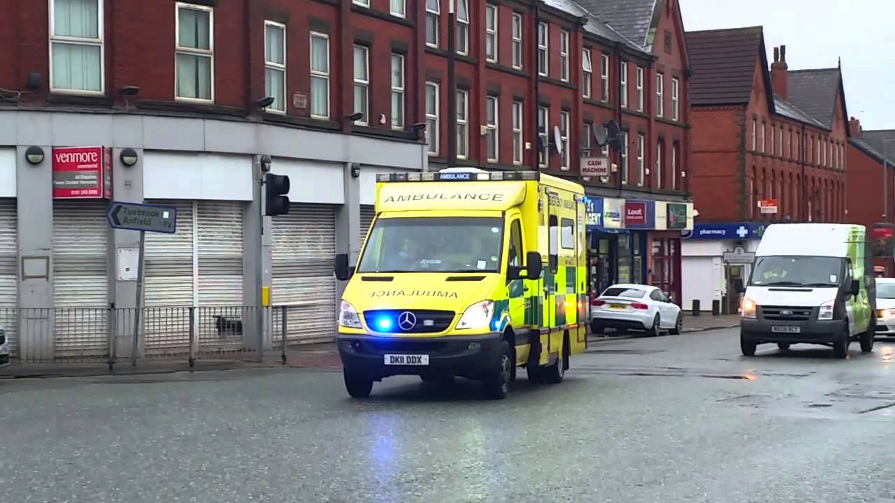 Merseyside Ambulance Responding (01/2016) - YouTube
