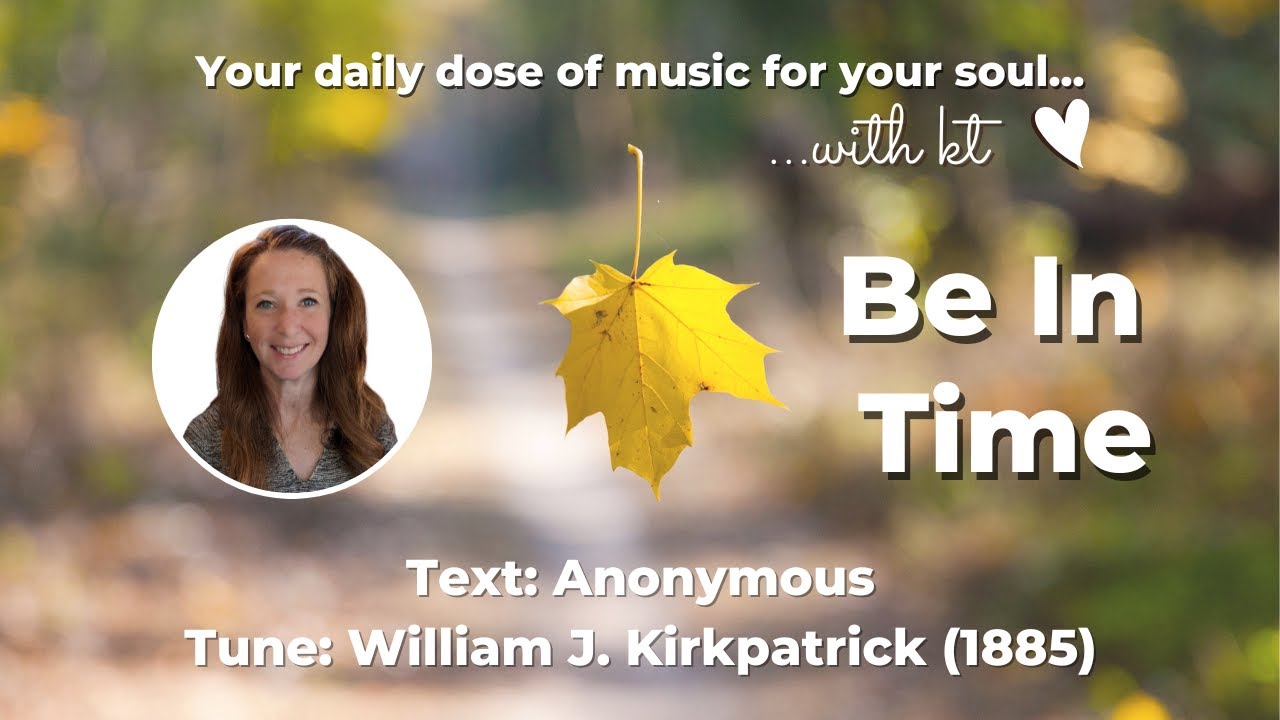 Be In Time (Life At Best Is Very Brief) - Beautiful Old Hymn - YouTube