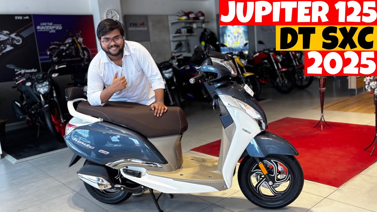 2025 New TVS Jupiter 125 DT SXC Model Detailed Review - YouTube