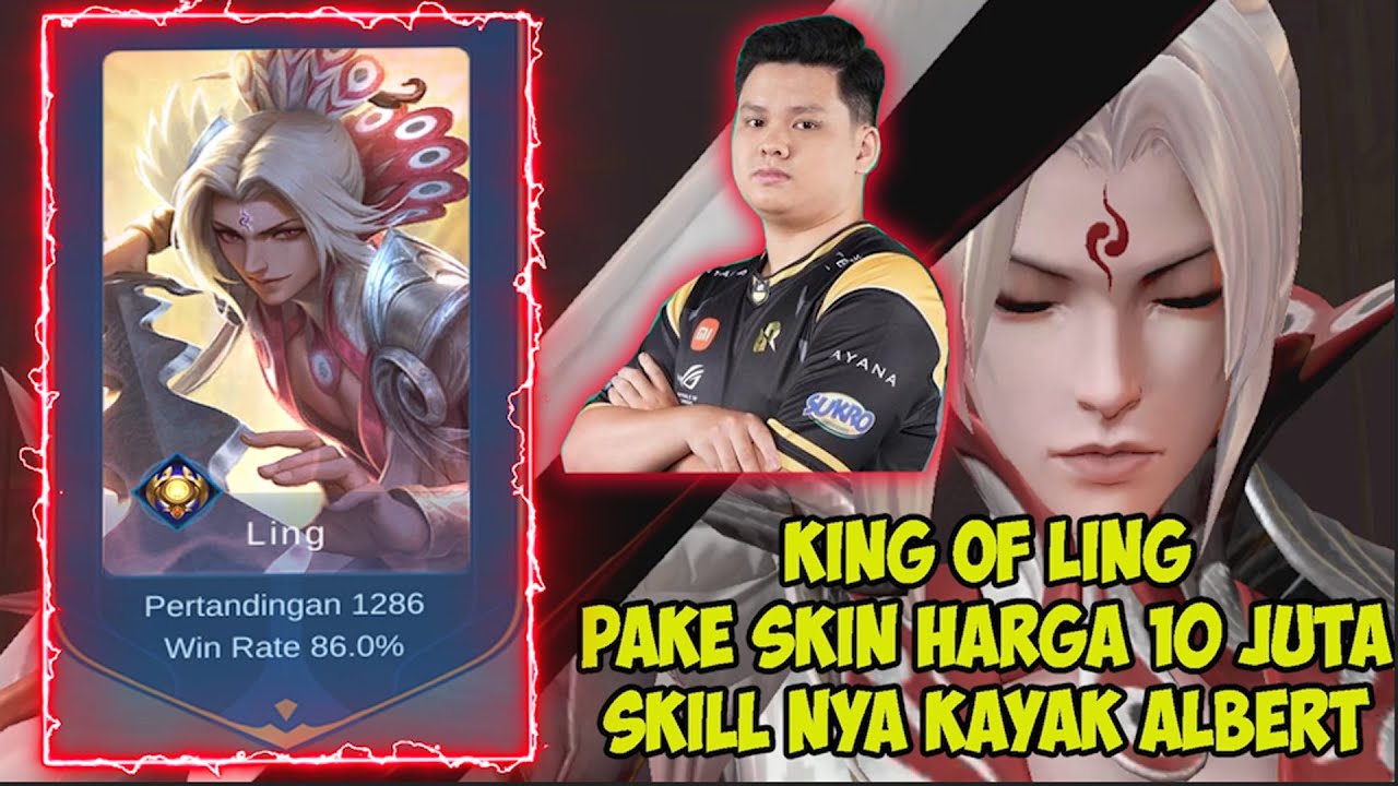 Raja Ling Pake Skin Kungfu Panda Harga 10 juta Skill nya kayak Albert ...