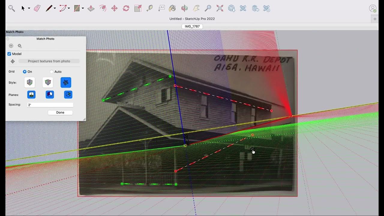 Introduction to SketchUp PhotoMatch - YouTube