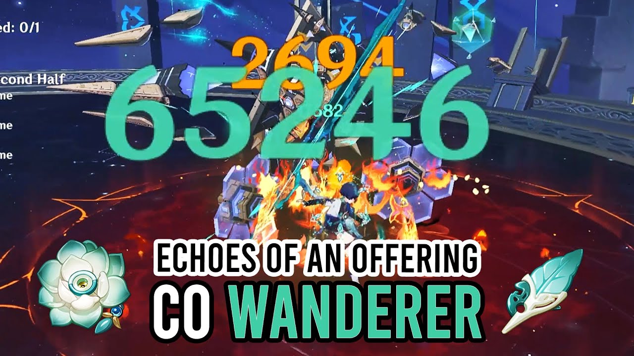 C0 Wanderer Hypercarry but with Echoes of an Offering set | Genshin ...