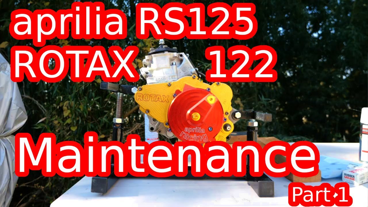aprilia RS125 ROTAX 122 Maintenance Part 1 - YouTube