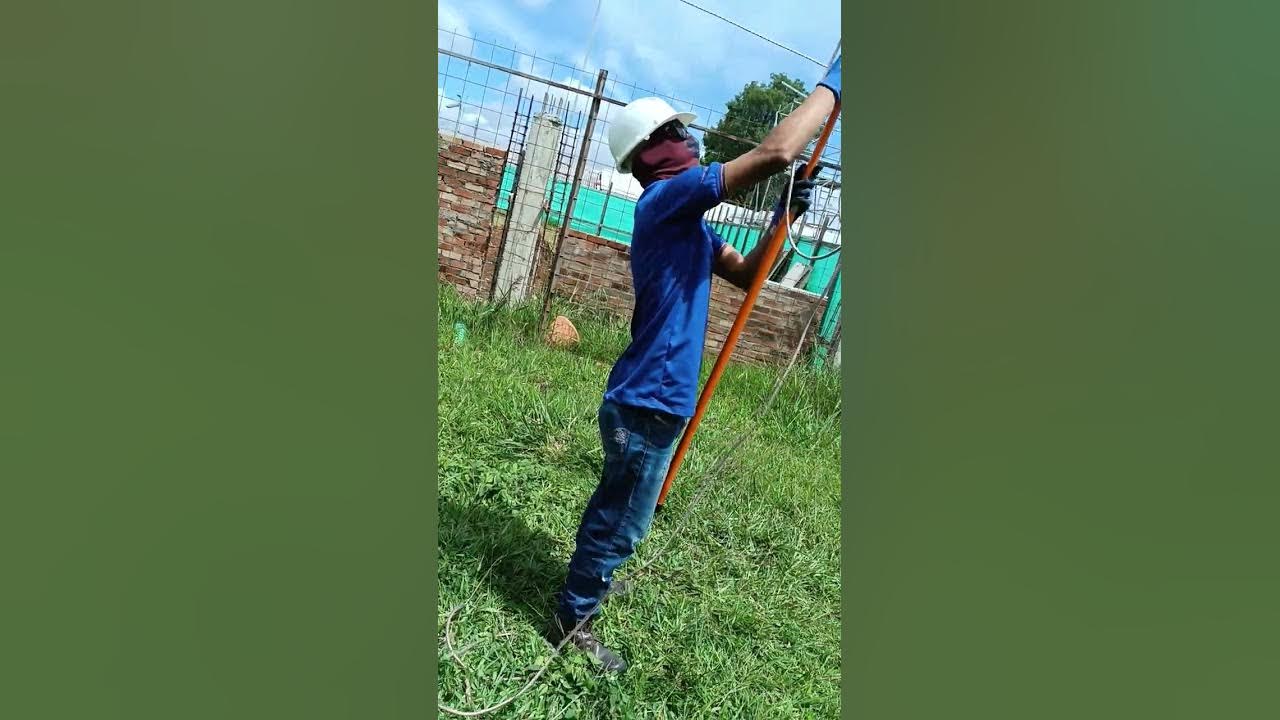 instalación de puesta tierra temporal - YouTube