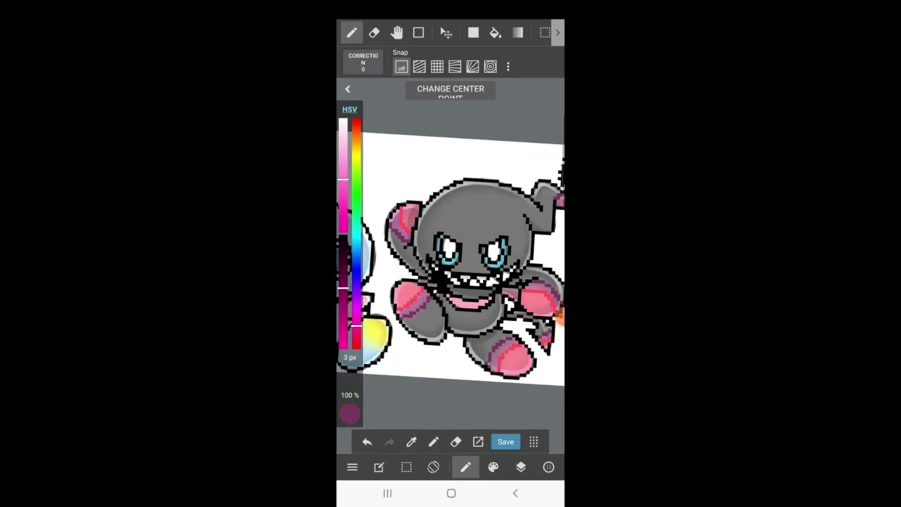 Pixel Chao Speedpaint (Sonic the Hedgehog) - YouTube