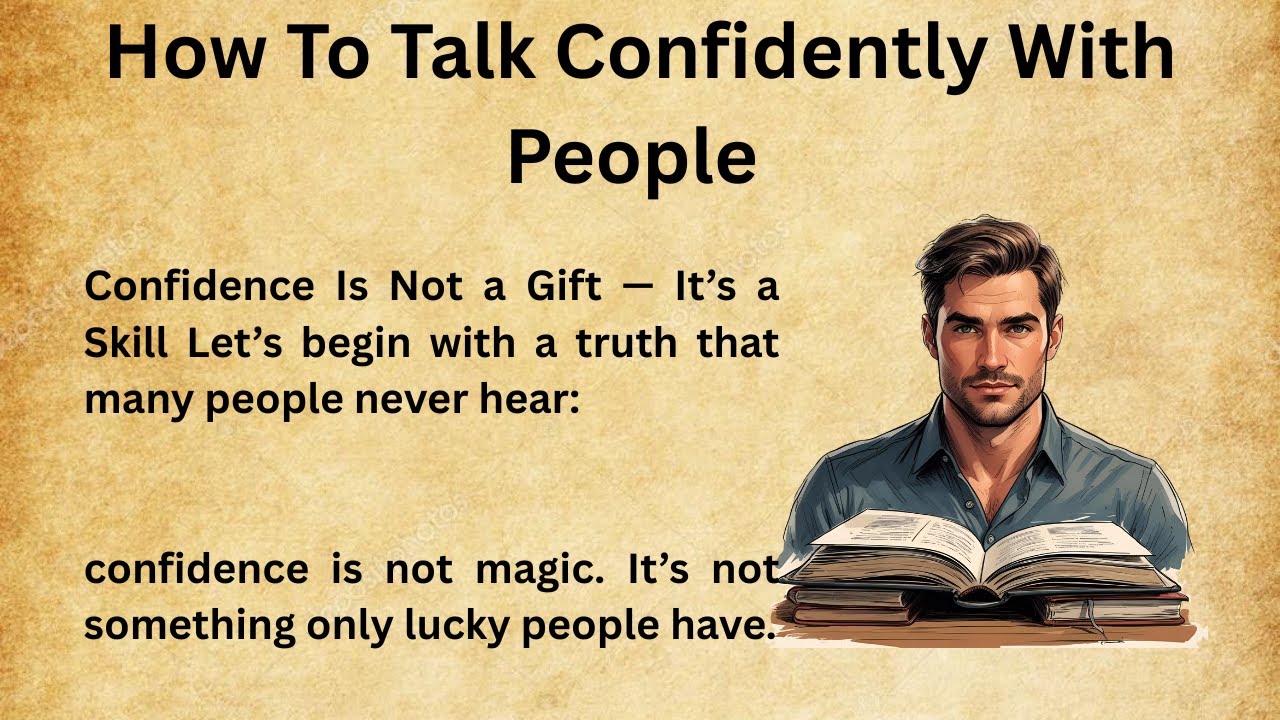 How To Talk Confidently With People // Improve Your English // Improve ...