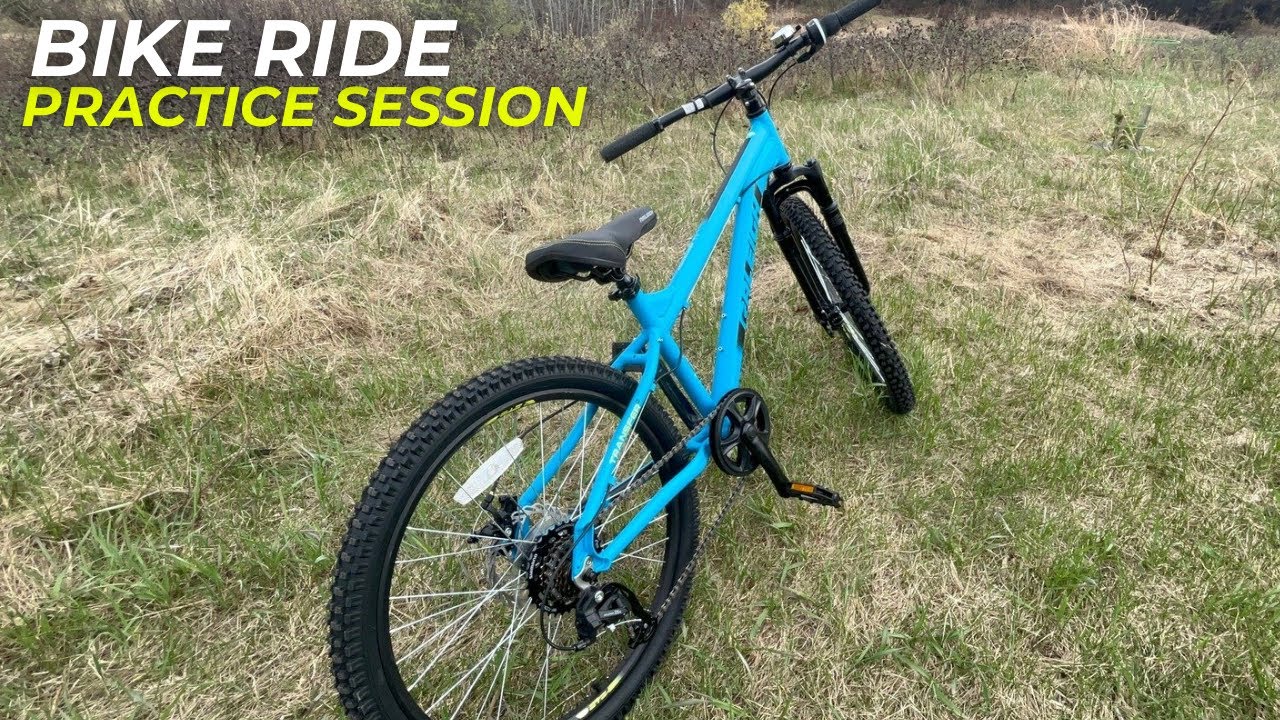 Bike practice with my Raleigh Trailblazer Mountain Bikes - YouTube