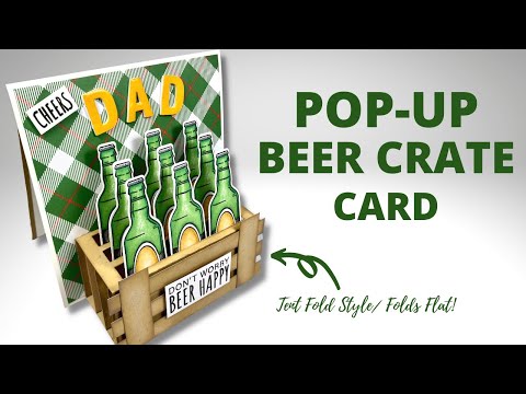 Pop Up Beer Bottle Card | MASCULINE Card Ideas!!! - YouTube
