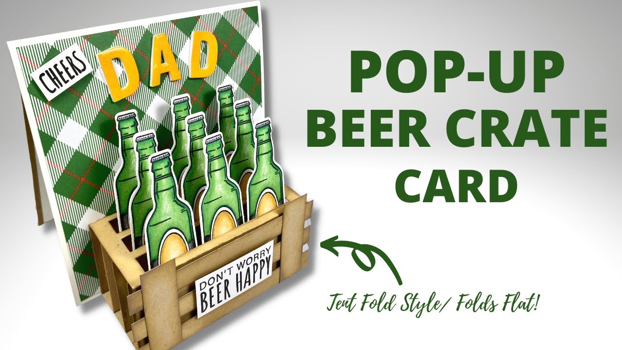 Pop Up Beer Bottle Card | MASCULINE Card Ideas!!! - YouTube