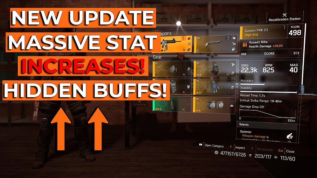 Division 2: NEW UPDATE! MASSIVE STAT INCREASES! RECALIBRATION CHANGES ...