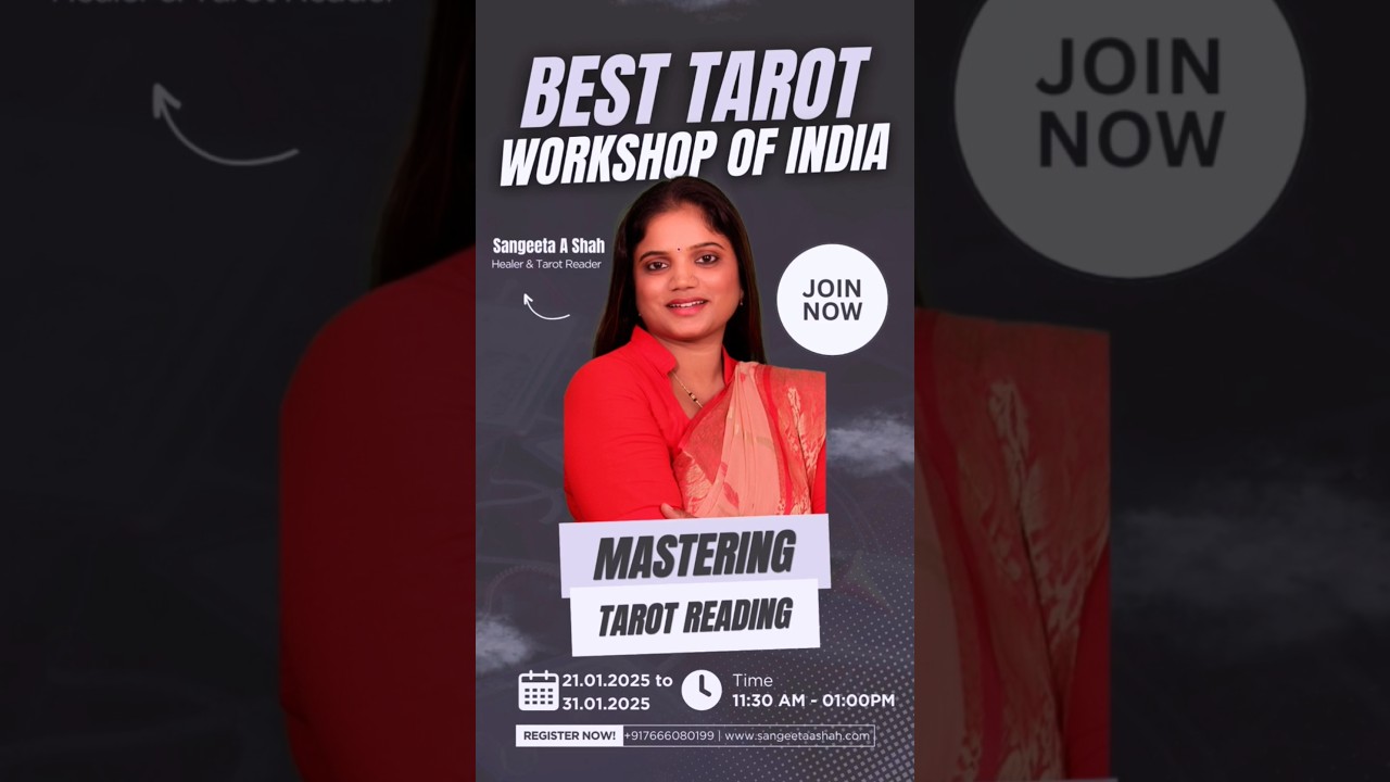 Comment "BEST TAROT WORKSHOP" to join our upcoming 11 days Live Tarot Card Reading workshop ...