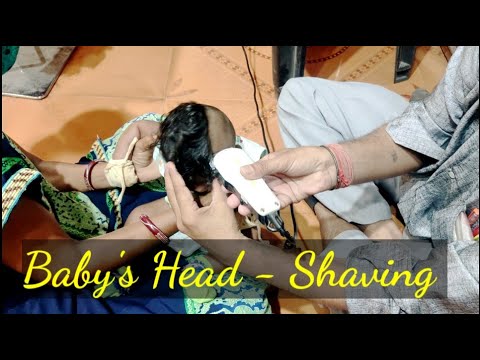 Baby's Head - Shaving | newborn baby mundan - YouTube