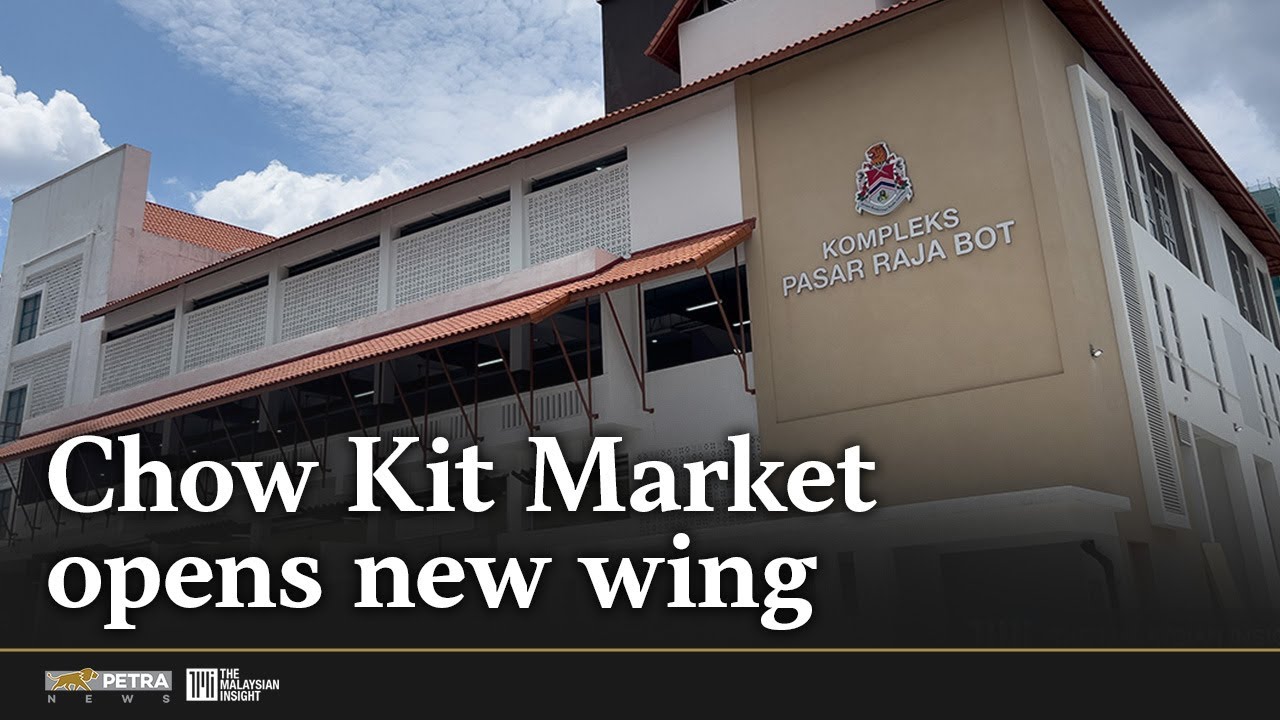 After years of delay, the Chow Kit Market opens modern wing - YouTube
