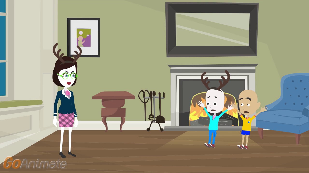 caillou and buster make goanimate get grounded Disowned for both - YouTube