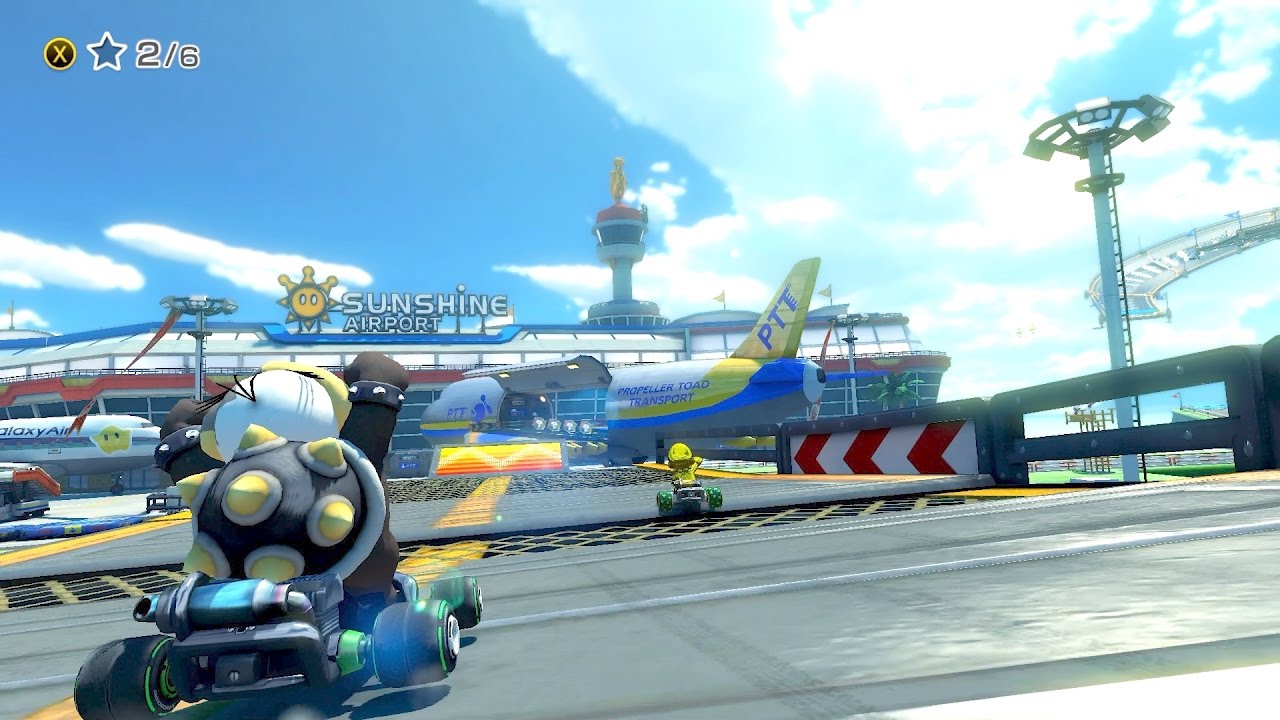 Mario Kart 8 Deluxe - Sunshine Airport - YouTube