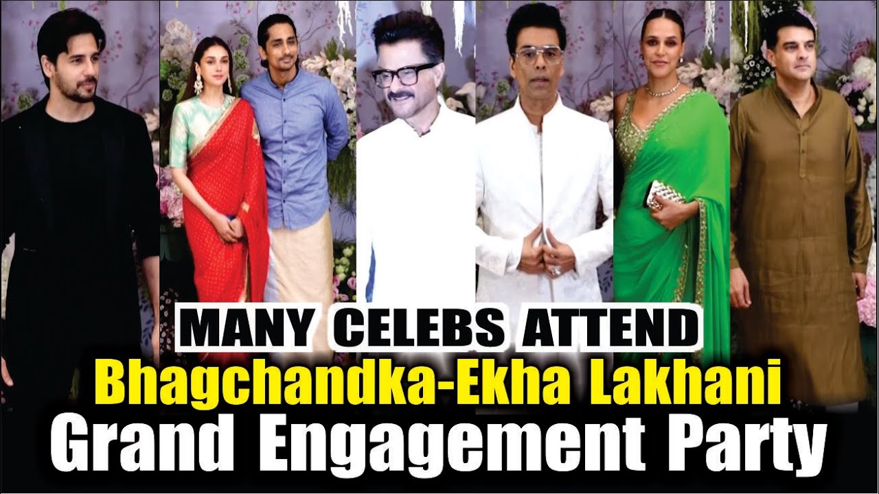 Sidharth Malhotra, Aditi Rao, Anil Kapoor, Karan Johar At Ravi ...