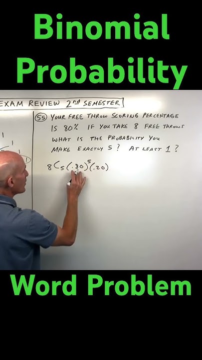 Binomial Probability Word Problem - YouTube