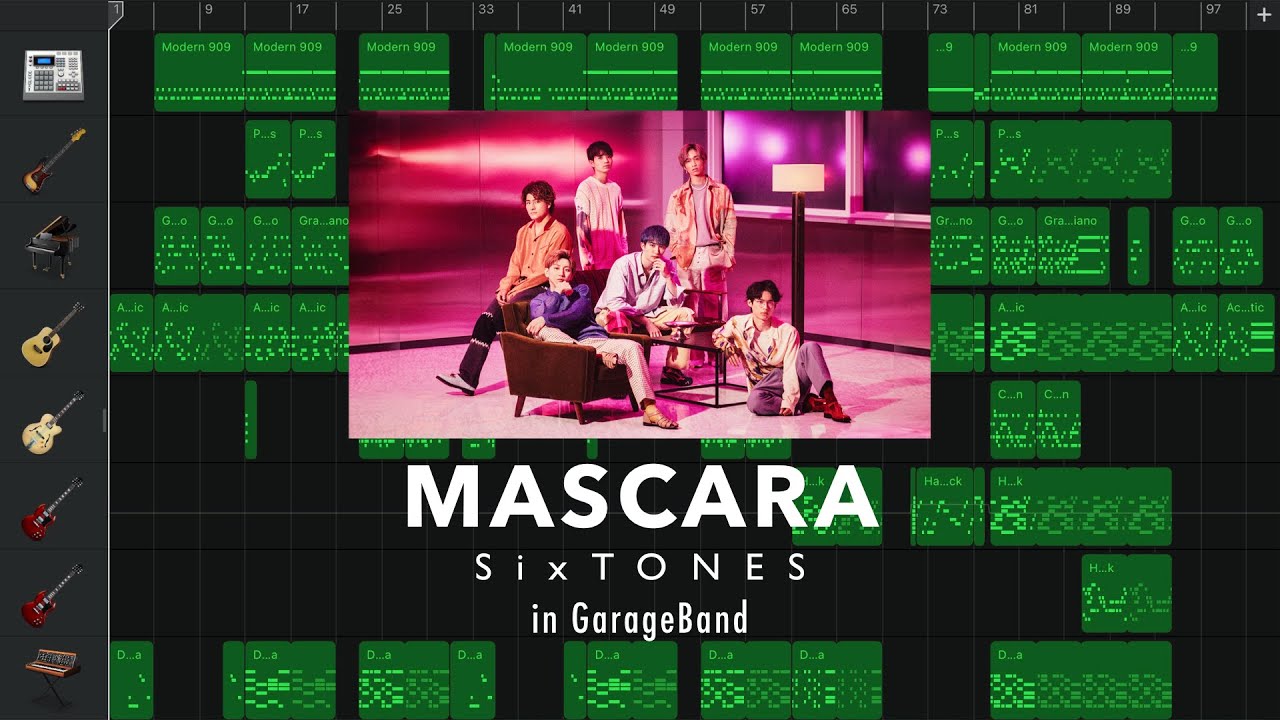 SixTONES - マスカラ (Music by Daiki Tsuneta from King Gnu) in GarageBand - YouTube