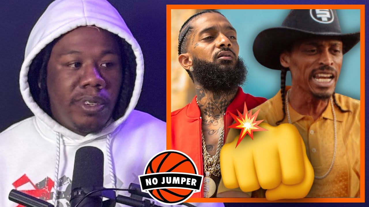 Nipsey Hussle's OG "Cowboy" KOs Man Who Dissed Him in the Hood - YouTube