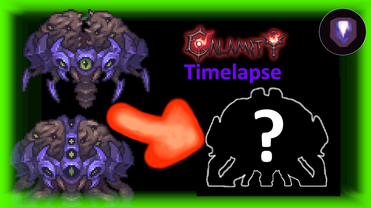 Terraria Calamity Mod Hivemind Model Full Timelapse - YouTube