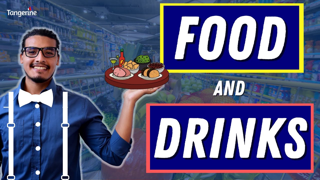 FOOD AND DRINKS Vocabulary - Cómo hablar de comidas y bebidas en inglés ...