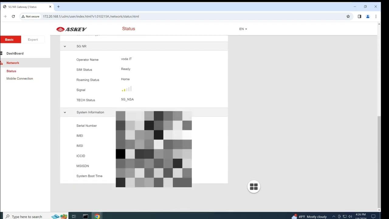 Askey RTL6300-d354 webgui - YouTube