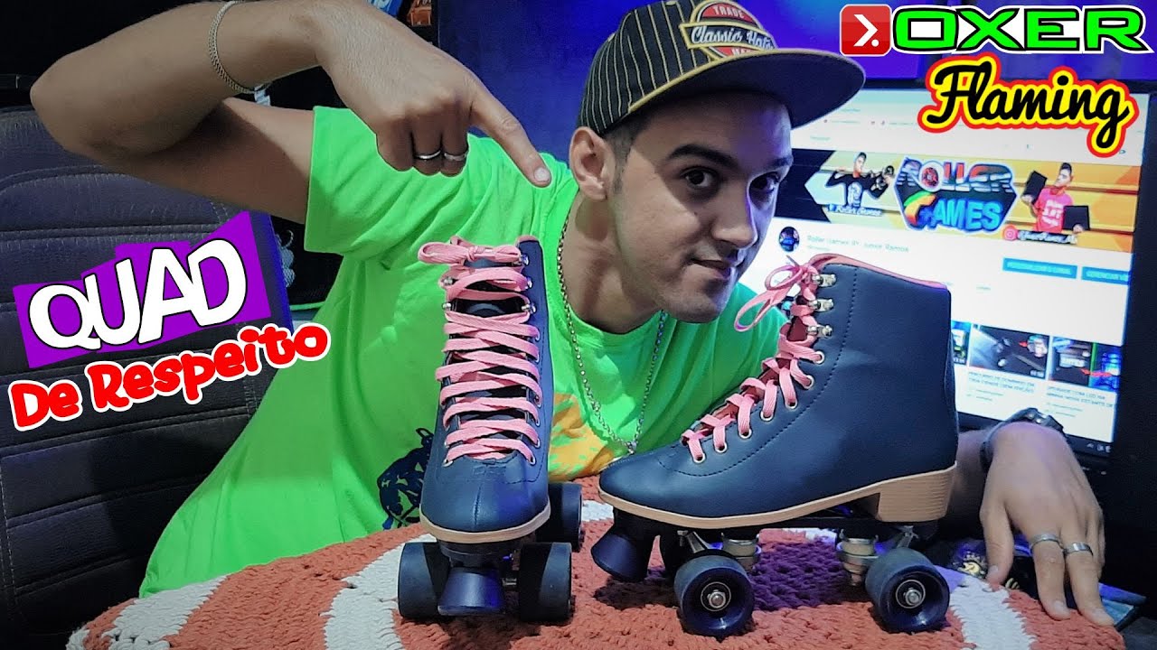 TUDO SOBRE O PATINS QUAD OXER FLAMING ALICE - REACT + REVIEW 😍😍 - YouTube