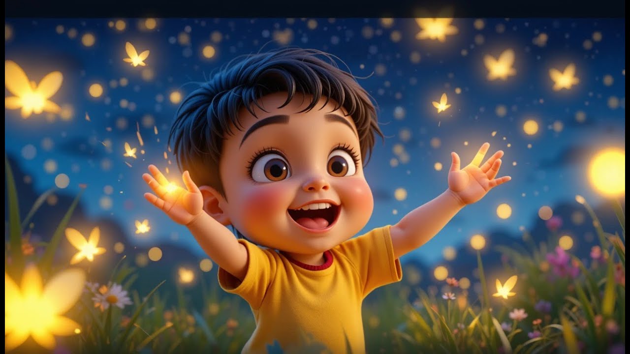 Let's Chase the Firefly and Count the Stars Rhyme Song | Nursery Rhyme ...