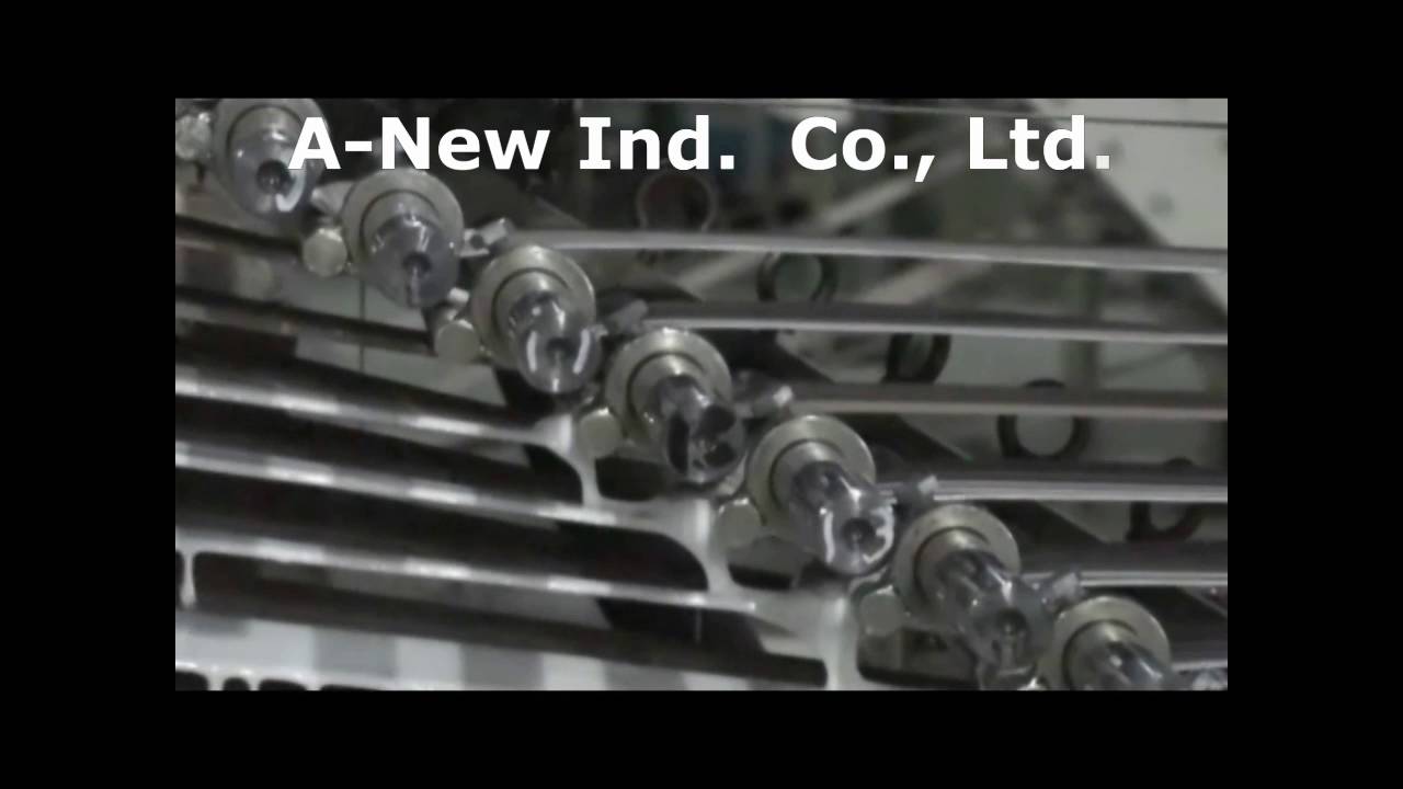 Shower type spiral Paper Tube making Machine - YouTube