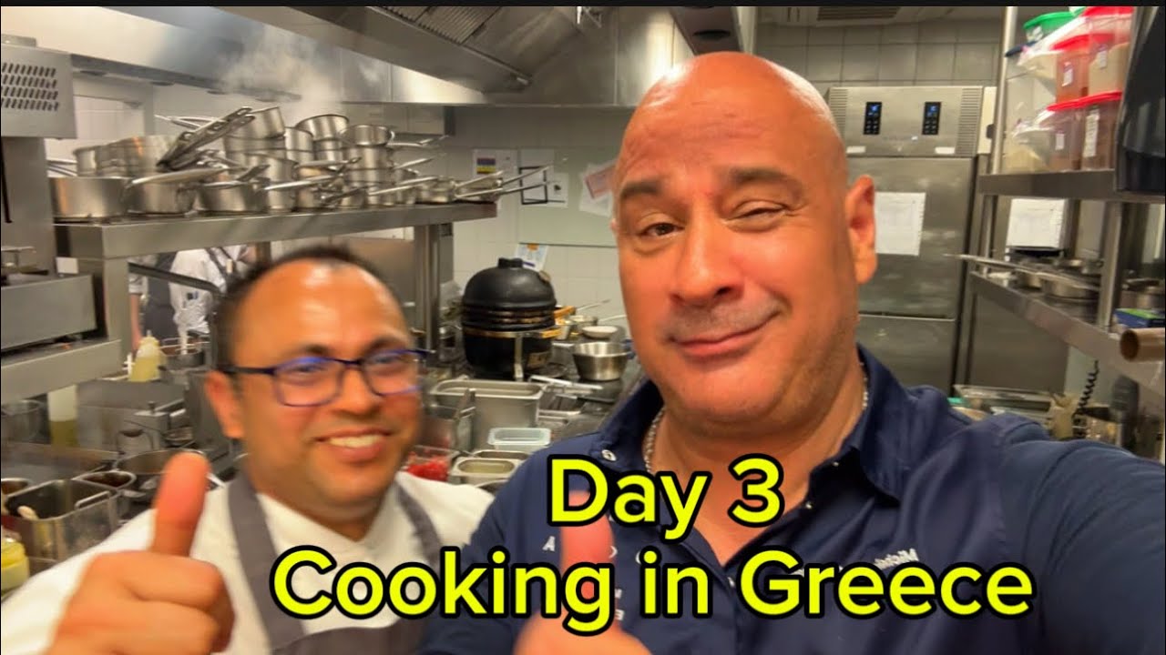 Miami Chef Cooking in Greece 🥂 - YouTube