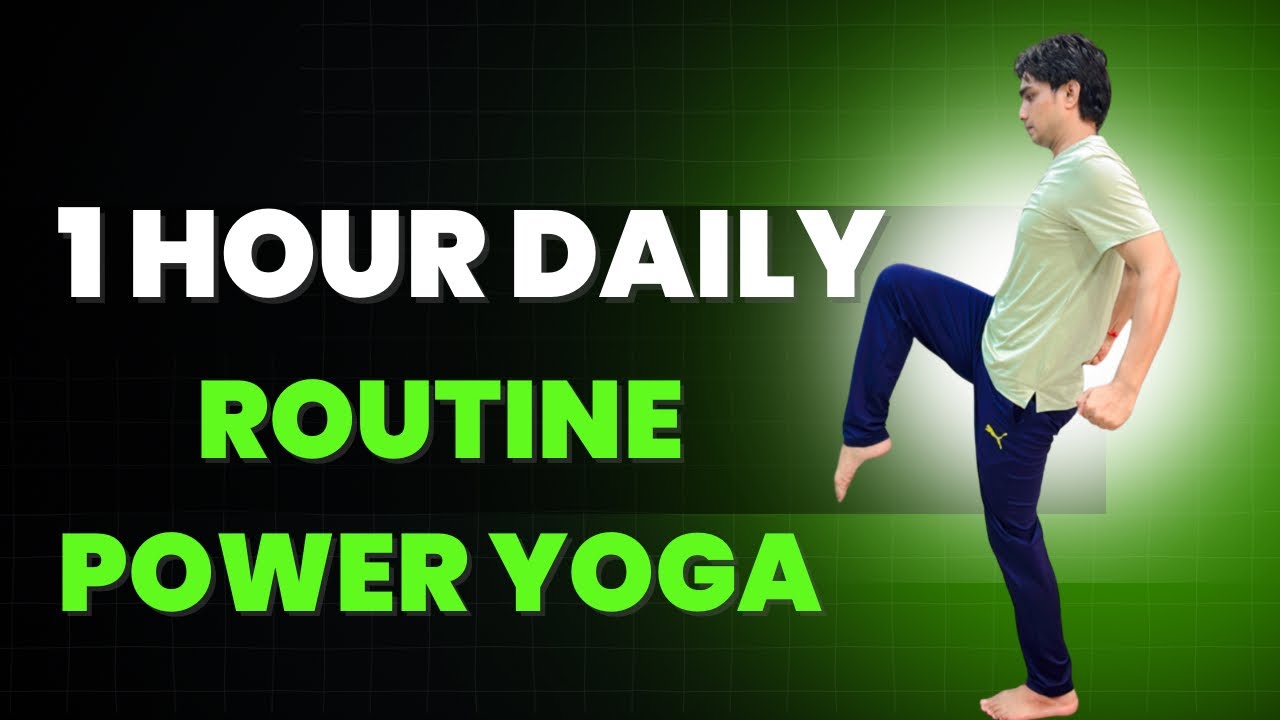 Power Yoga - 1 hour strong and flexible yoga class | sys power yoga | kuldeep tyagi | daily ...