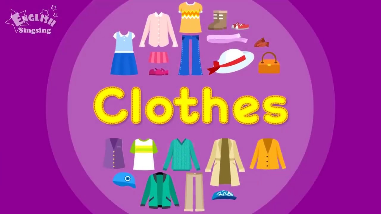 English Year 2 Clothes - YouTube