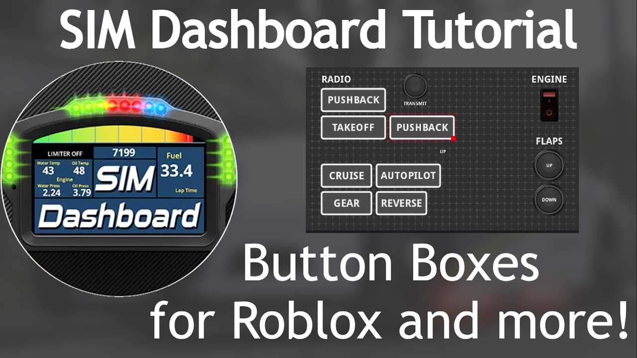How to use a Button Box on Roblox: SIM Dashboard Quick Tutorial - YouTube