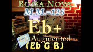 Eb Augmented (Eb G B) Bossa Nova - M.M.=125 - One Chord Backing Track ...
