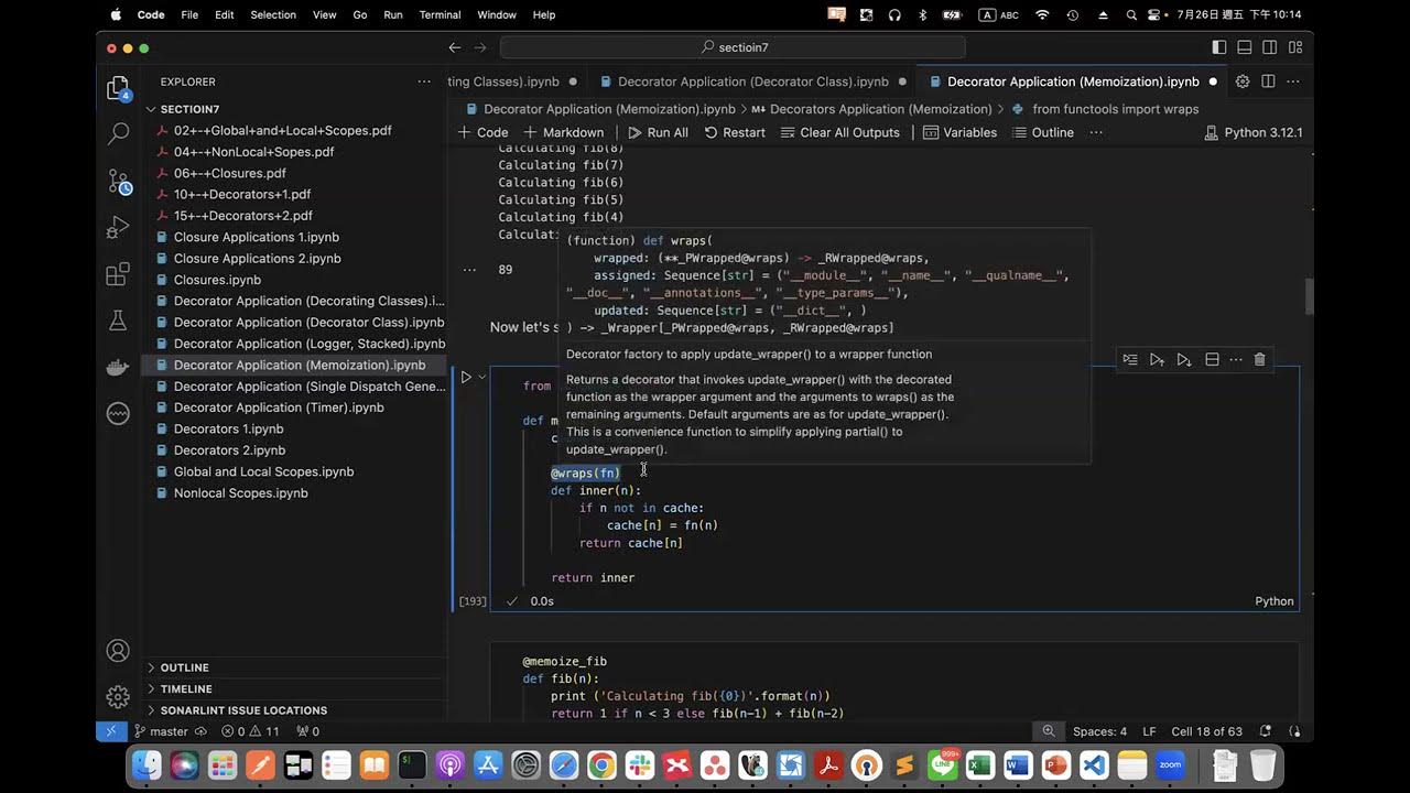 第三屆【Python Deep Dive 1】Week 17 - Scopes, Closures and Decorators（4/5） - YouTube