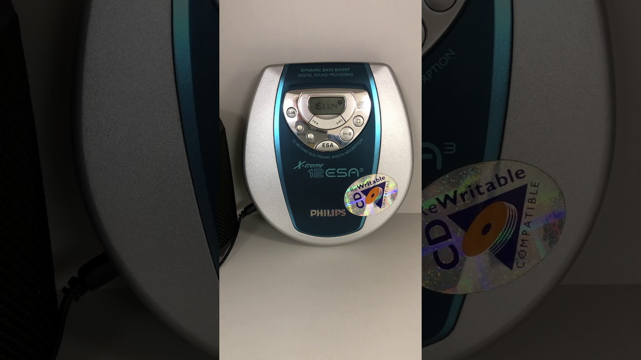 Discman Philips, en funcionamiento. En venta. - YouTube