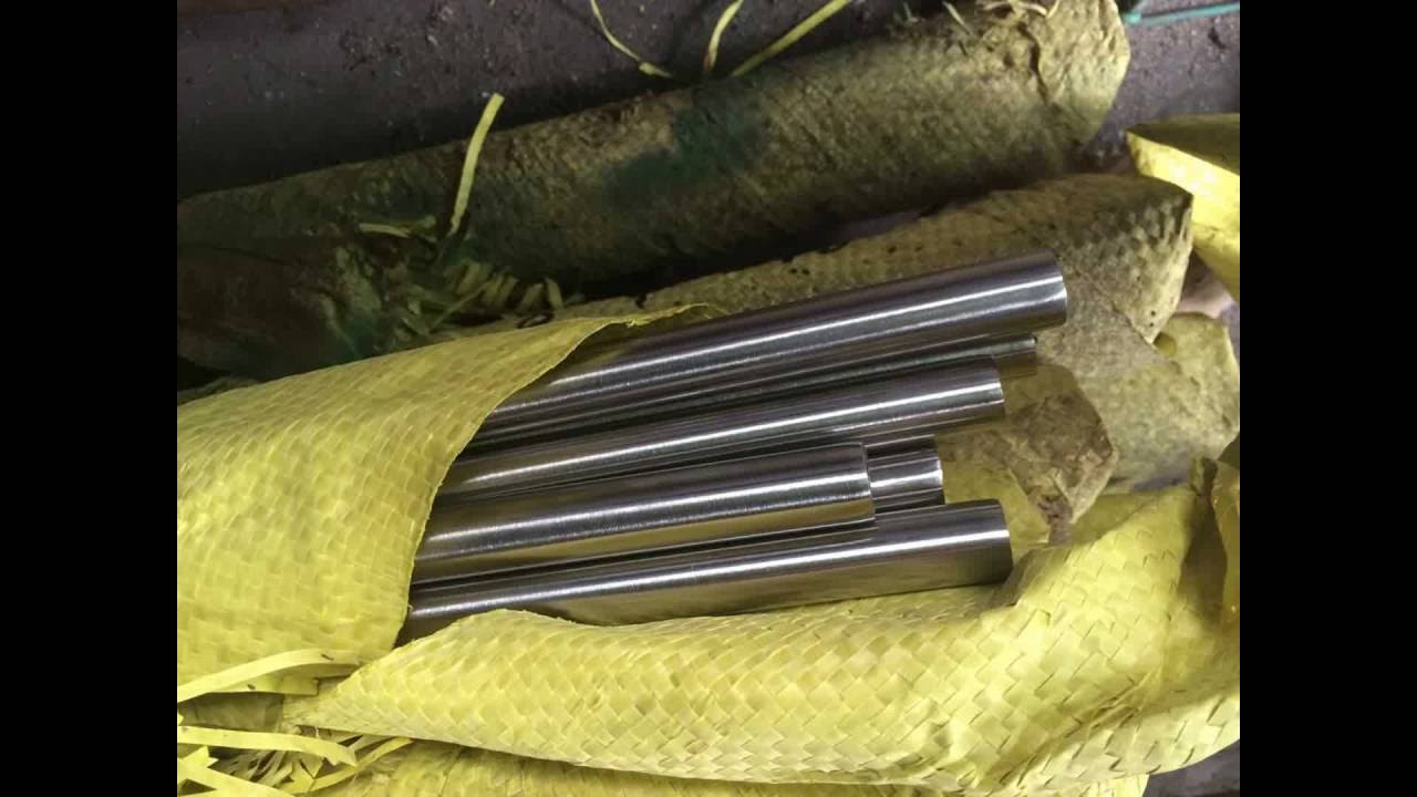 316L stainless steel seamless pipe packaging for delivery - YouTube
