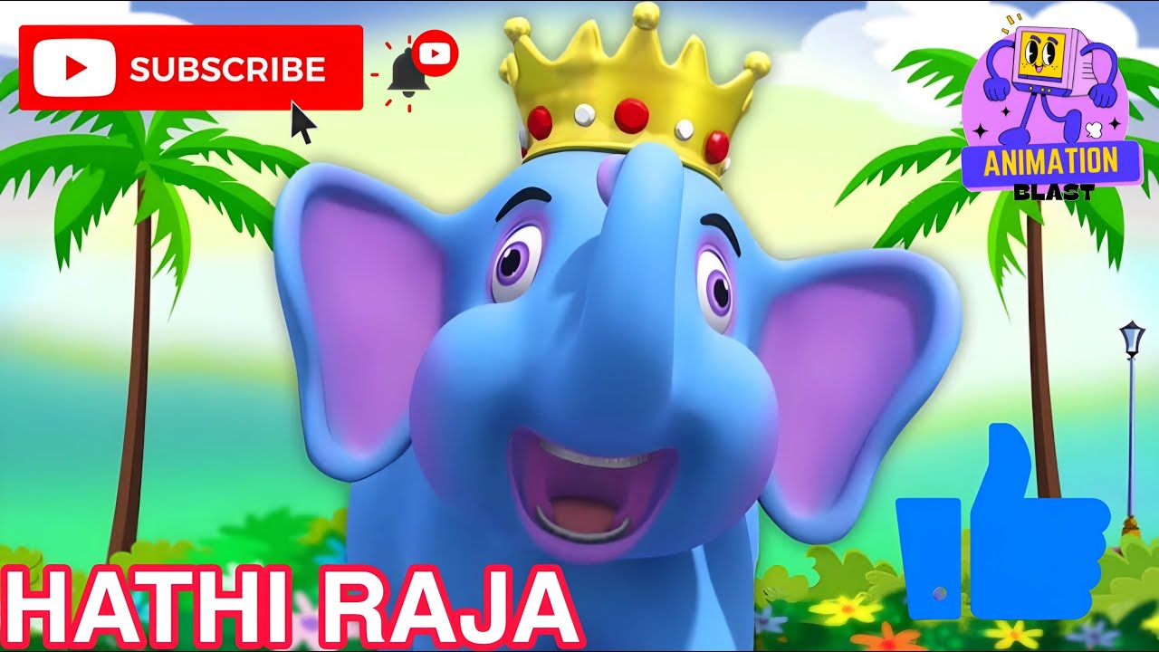 Hathi Raja Kahan Chale - Hindi/Urdu Nursery Rhyme for Kids. - YouTube