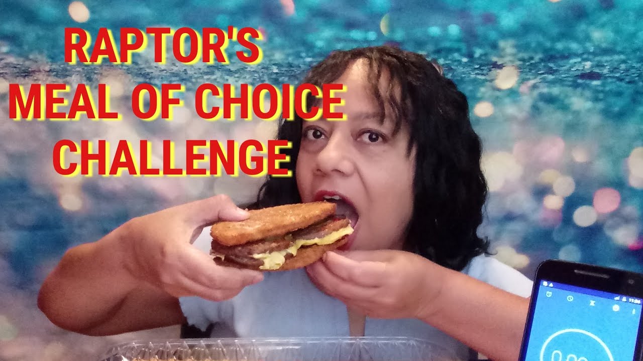 RAPTOR'S MEAL OF CHOICE CHALLENGE BY @Bob the Raptor & Joe #BurgerKing ...