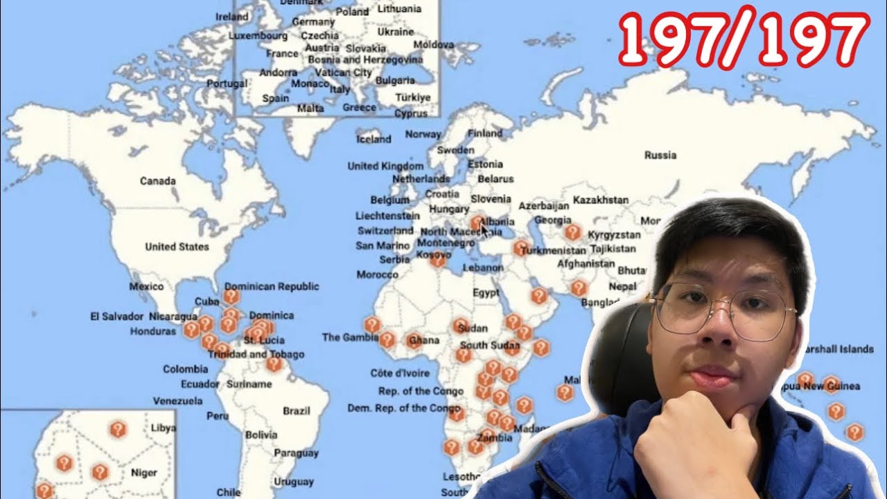 CAN I NAME ALL 197 COUNTRIES?! (Geography Quiz) - YouTube