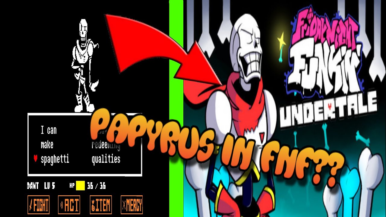 skele-bros|FNF Mods #3 - VS Papyrus - YouTube