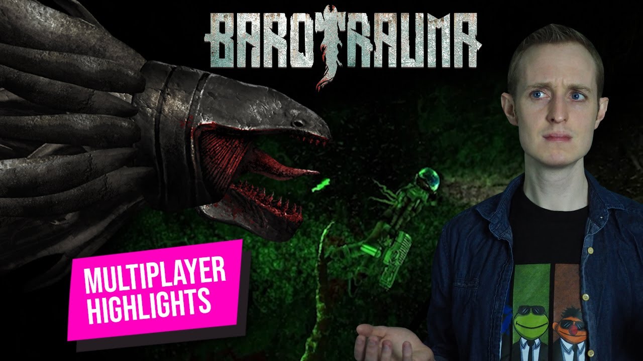 Barotrauma multiplayer highlights with abyssal monsters and subscribers ...