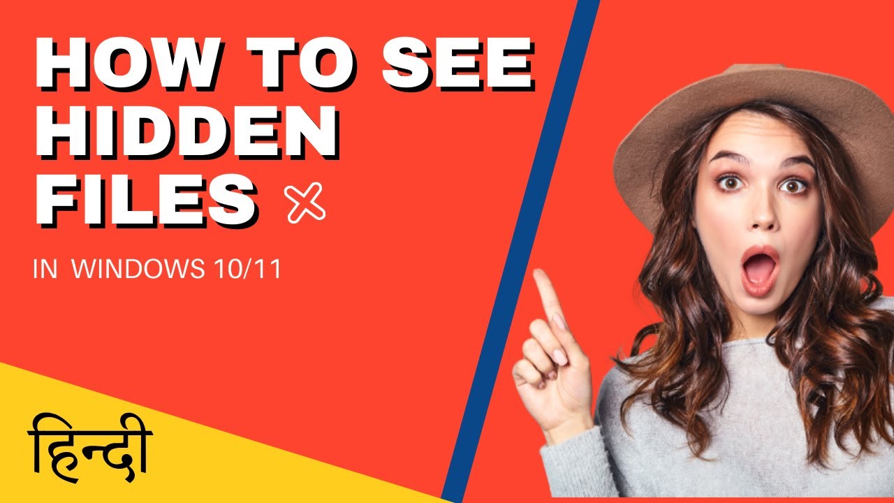 HOW TO SEE HIDDEN FILES IN WINDOWS 10/11 IN HINDI | TECY GYAN - YouTube