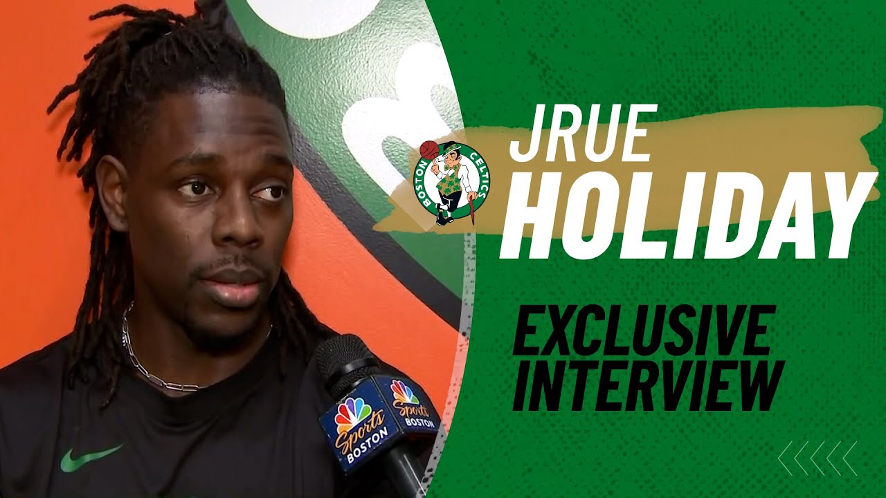 Jrue Holiday talks time in New Orleans, Zion Williamson, & Jaylen Brown ...