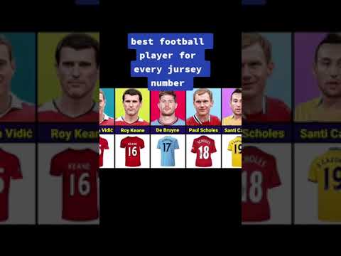 best football player jursey for every player number - YouTube