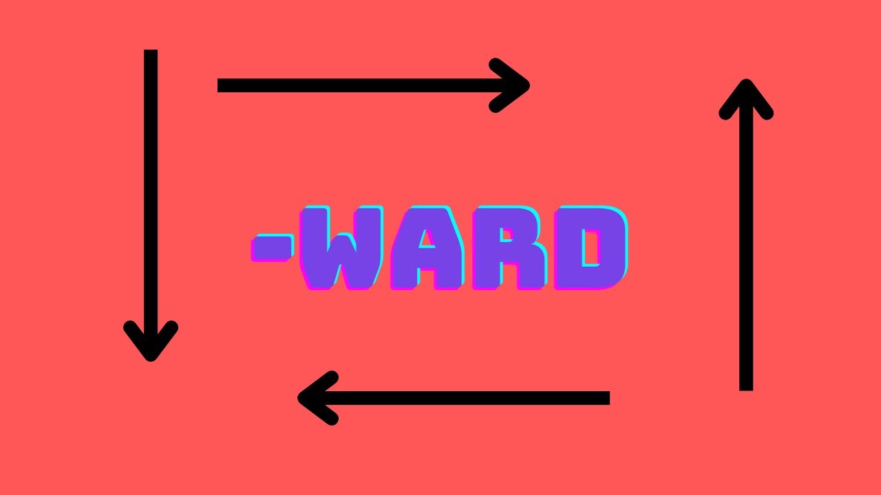English | Suffixes | -ward - YouTube